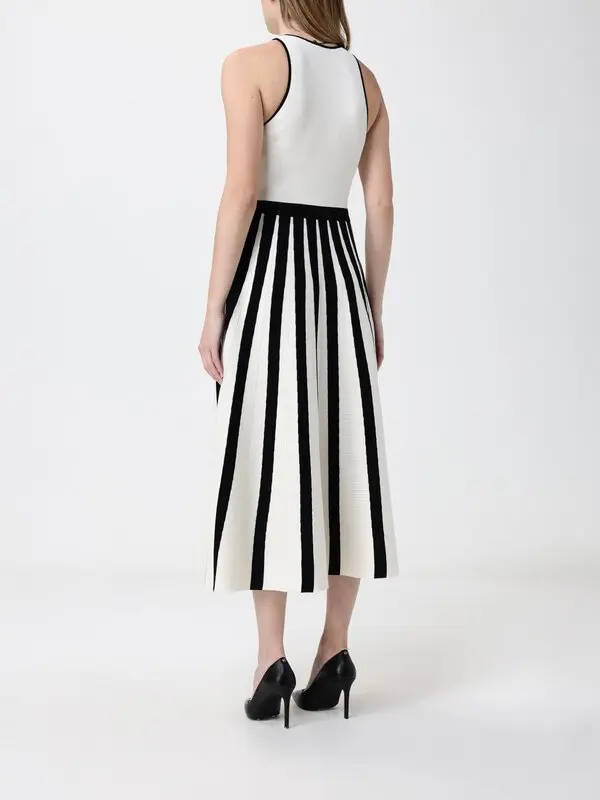 BOSS Viscose Blend Midi Dress