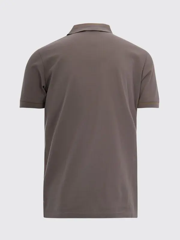 Emporio Armani Cotton Polo Shirt - Grey