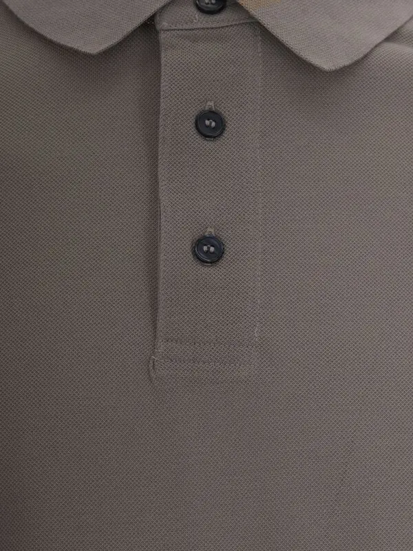 Emporio Armani Cotton Polo Shirt - Grey