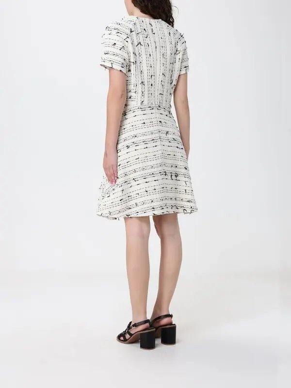 BOSS Cotton Blend Mini Dress