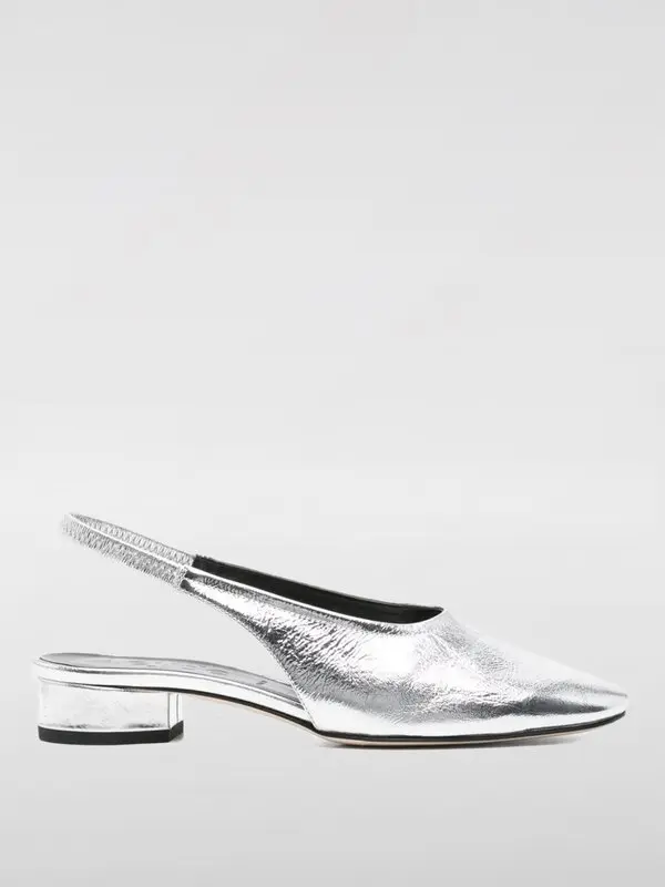 AeydĒ Metallic Slingback Heels
