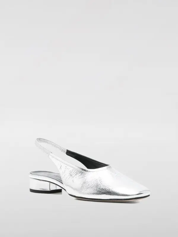 AeydĒ Metallic Slingback Heels
