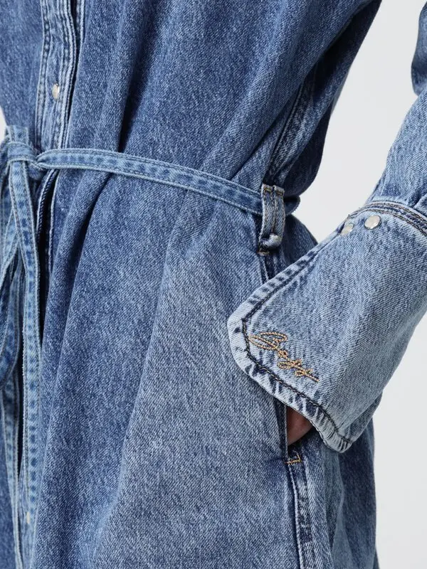 BOSS Denim Mini Shirt Dress
