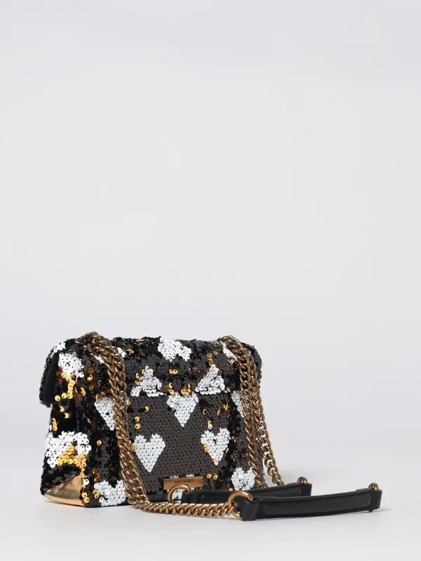 Kurt Geiger Kensington Mini Shoulder Bag With Sequined Heart Motif