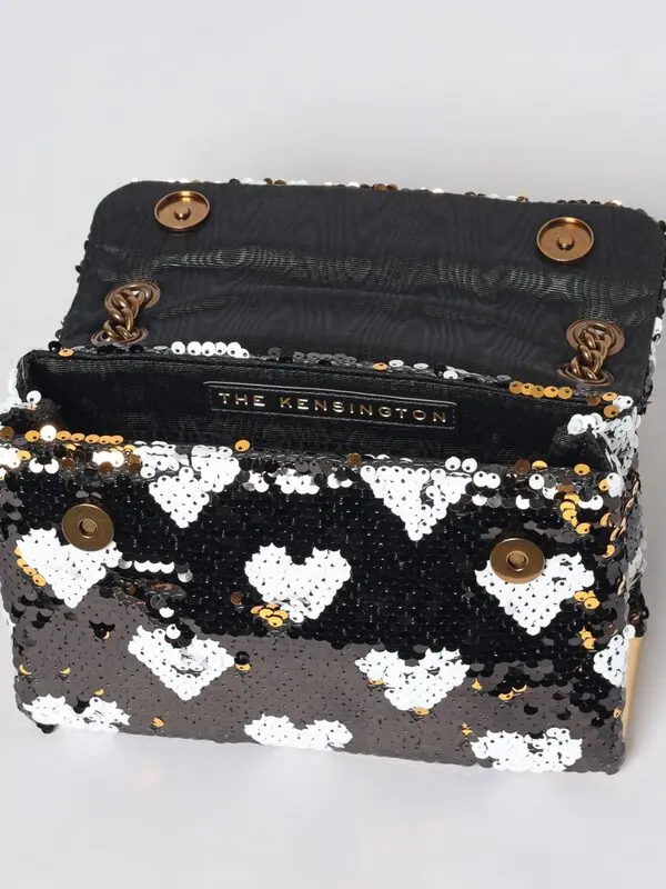Kurt Geiger Kensington Mini Shoulder Bag With Sequined Heart Motif
