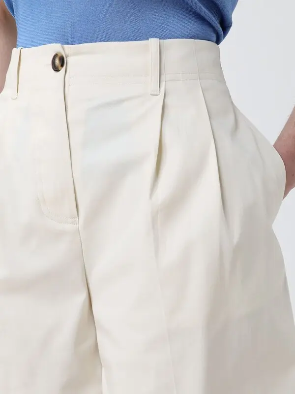 MEIMEIJ Stretch Cotton Shorts - Yellow