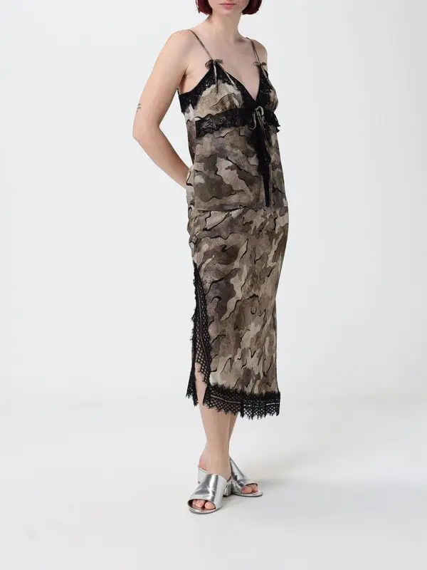 Pinko Printed Viscose Skirt