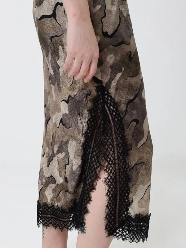Pinko Printed Viscose Skirt