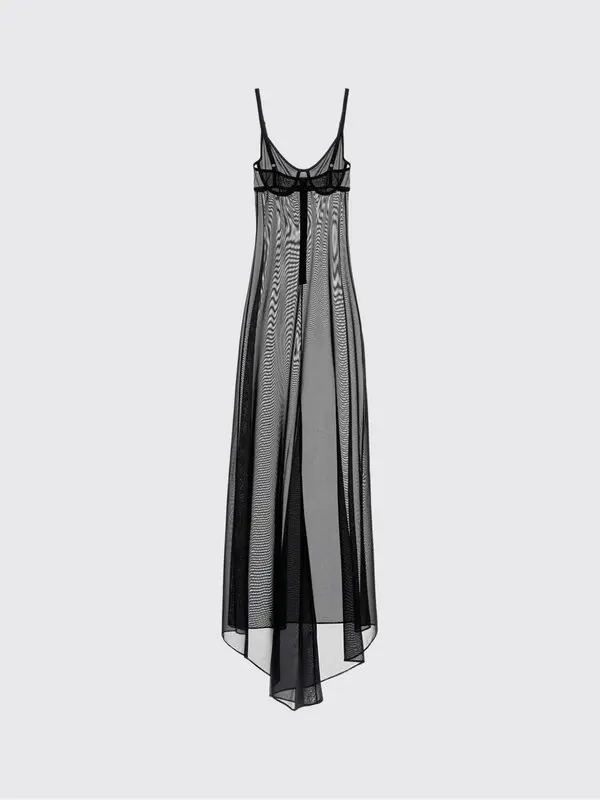 Balenciaga Sheer Slip Maxi Dress