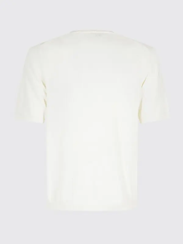 ROBERTO COLLINA Cotton Blend Crewneck Jumper - Ecru