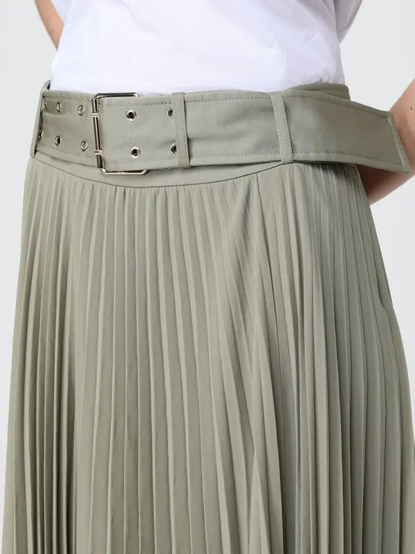 Liu Jo Gabardine Pleated Maxi Skirt