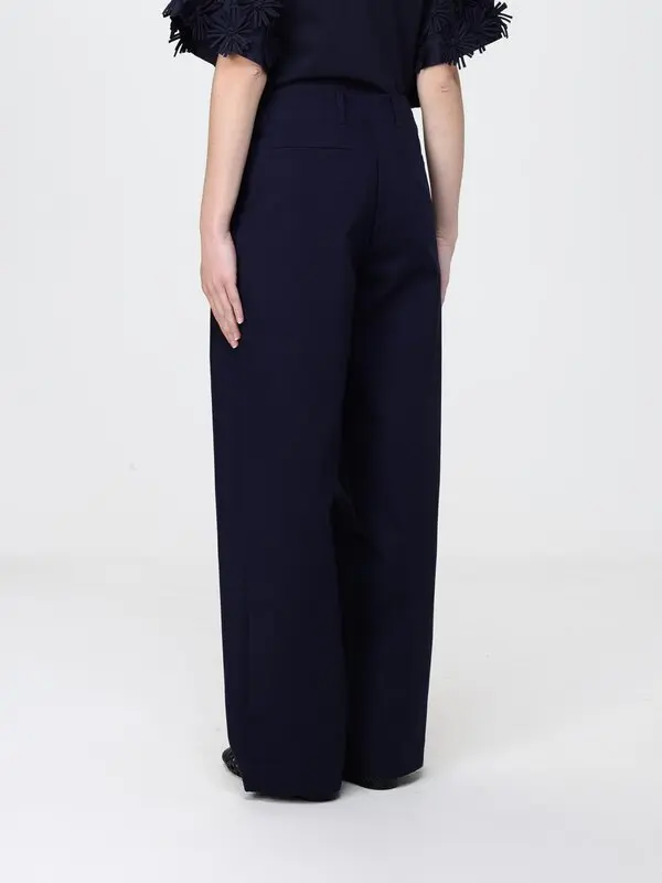 MEIMEIJ Classic Trousers In Stretch Cotton - Blue