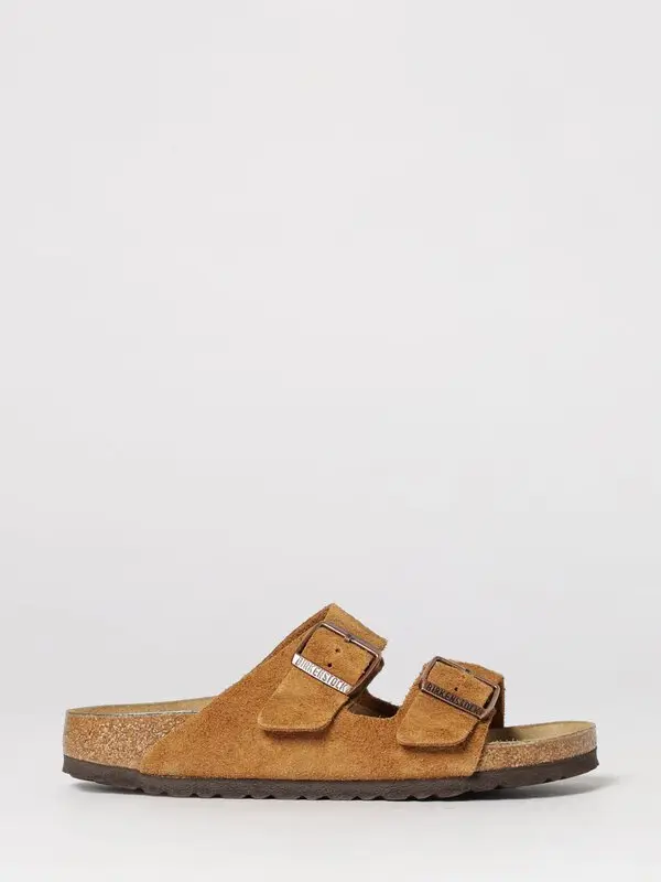 BIRKENSTOCK Arizona Suede Sandal - Brown