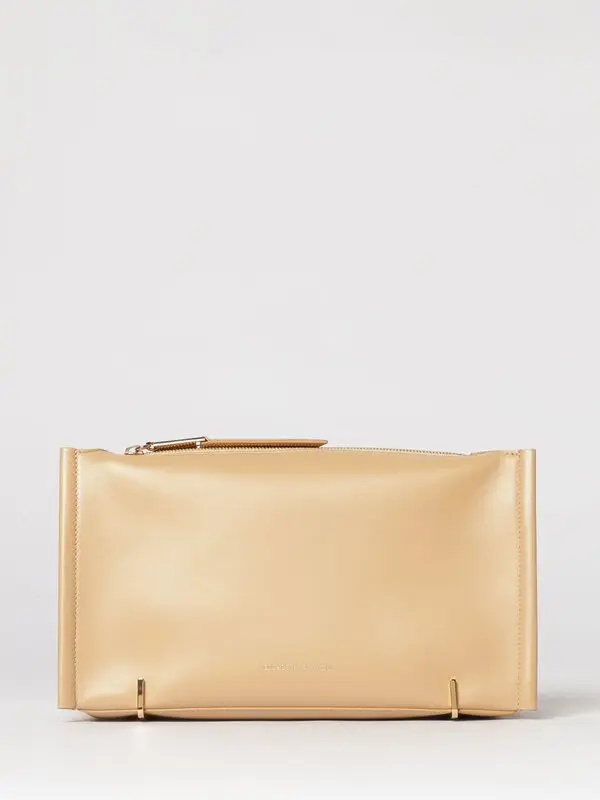 Elisabetta Franchi Leather Pouch - Brown