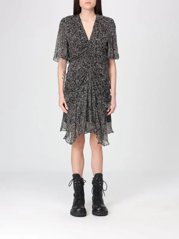 Isabel Marant Étoile Printed V-neck Dress - Multicolor