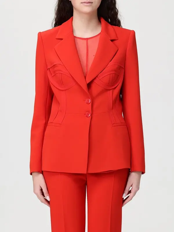 Elisabetta Franchi Crepe Single-breasted Blazer