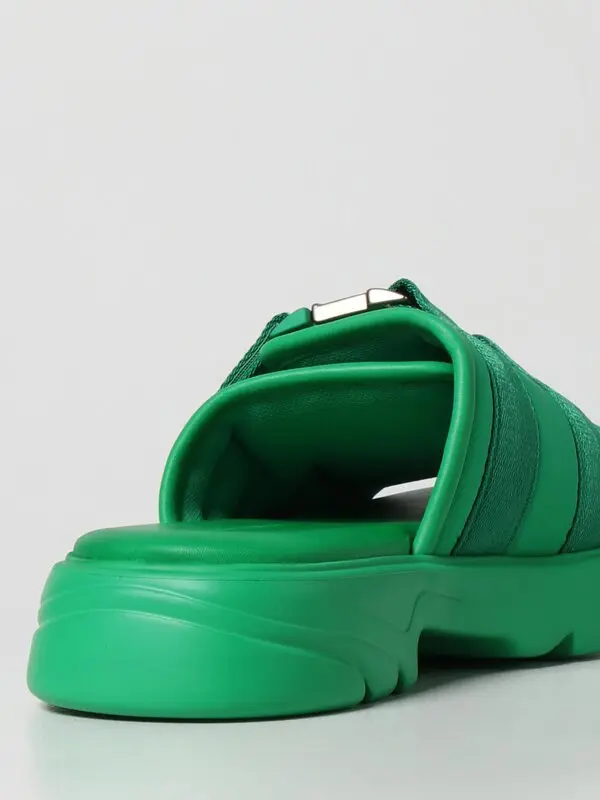 Bottega Veneta Flash Rubber And Canvas Sandals