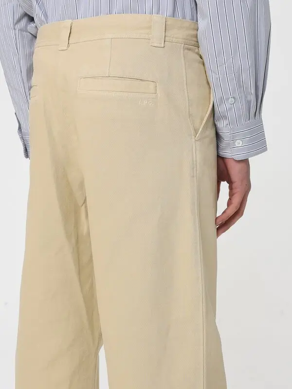 A.p.c. Wide-leg Organic Cotton Trousers