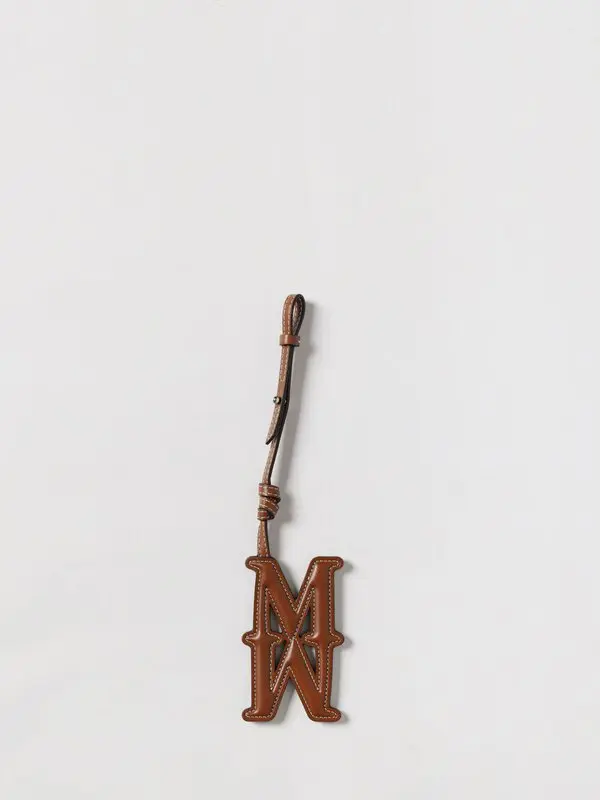 Max Mara Leather Key Ring - Brown