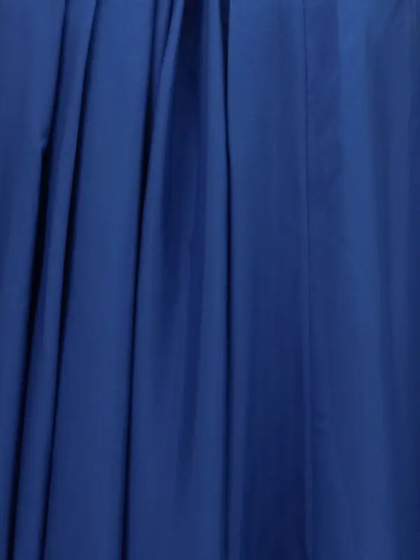 Zimmermann Pleated Silk Halterneck Maxi Dress - Blue