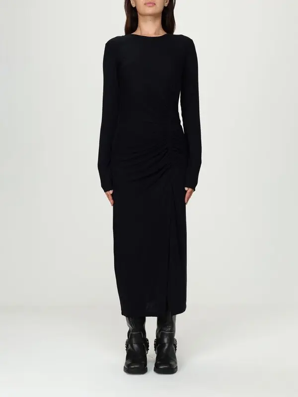 Isabel Marant Étoile Long Sleeve Gathered Dress