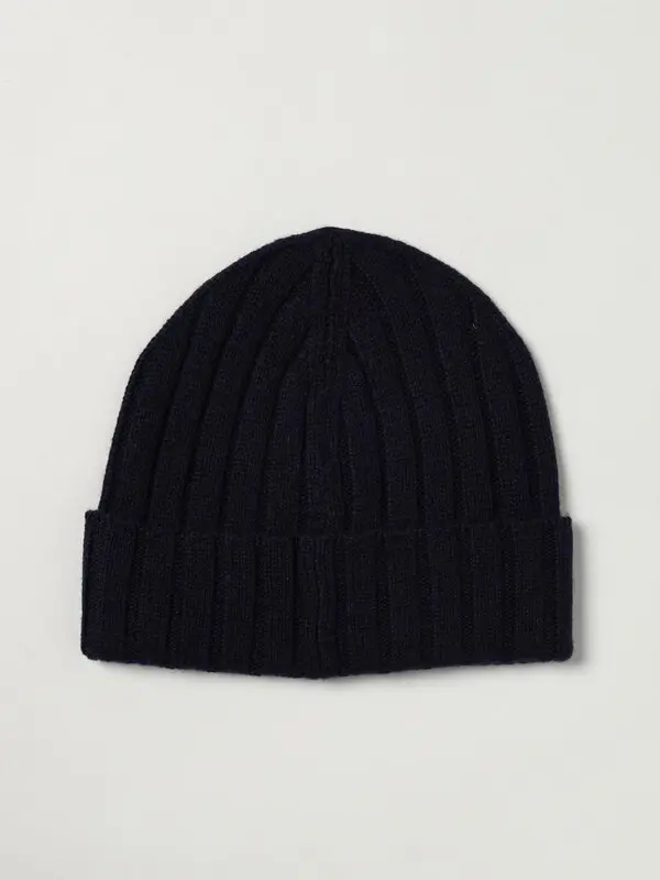 Emporio Armani Ribbed Beanie - Navy