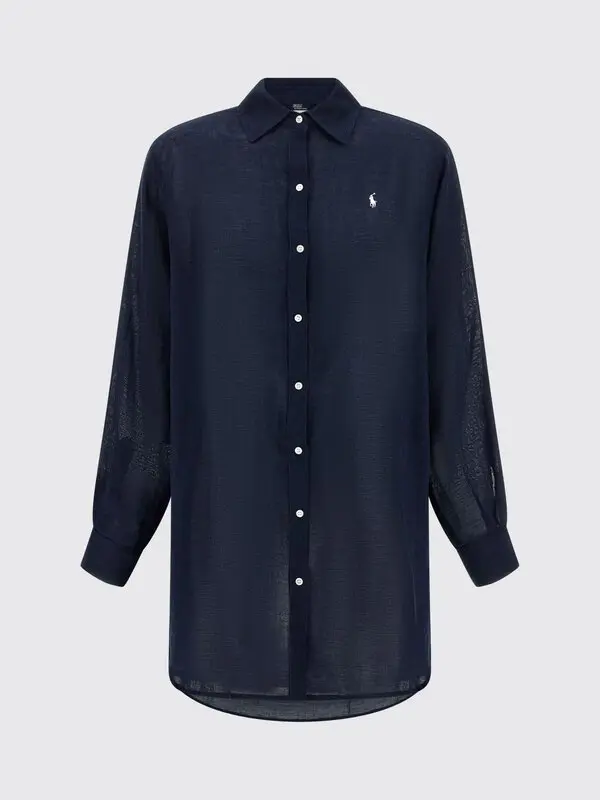 Polo Ralph Lauren Linen Shirt Dress - Blue