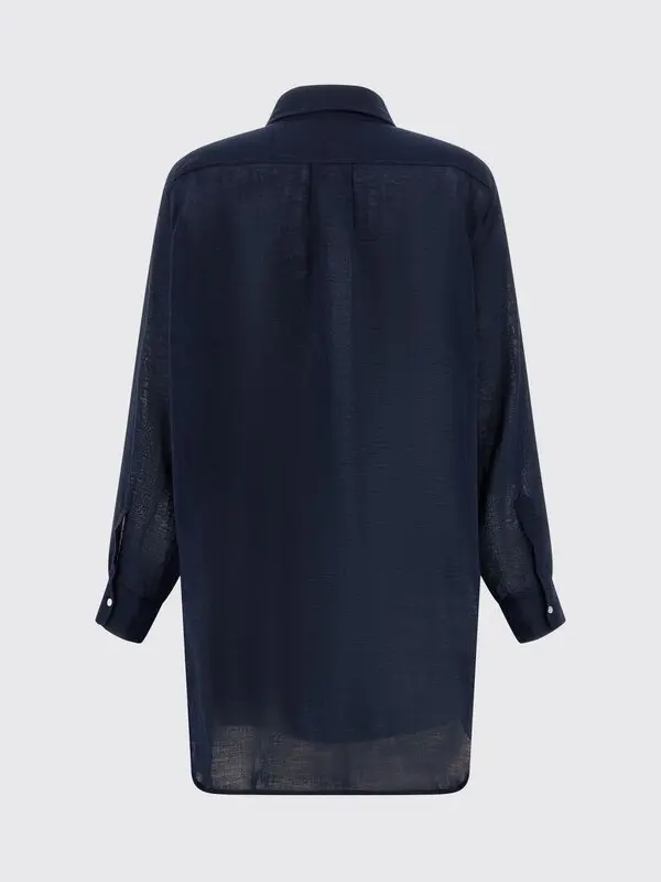 Polo Ralph Lauren Linen Shirt Dress - Blue