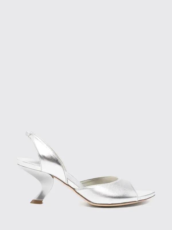 VIC MATIE Leather Slingback Mules