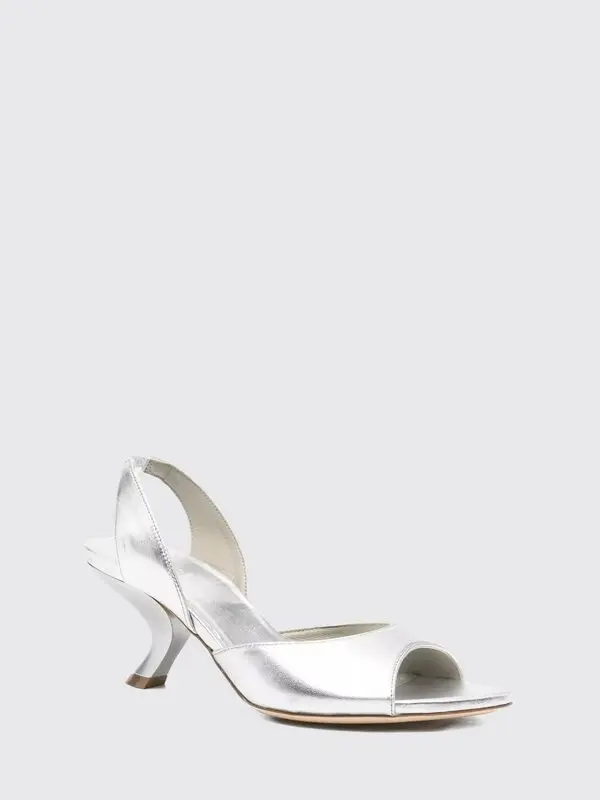 VIC MATIE Leather Slingback Mules