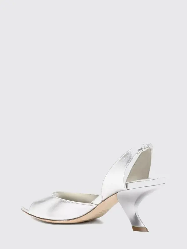 VIC MATIE Leather Slingback Mules