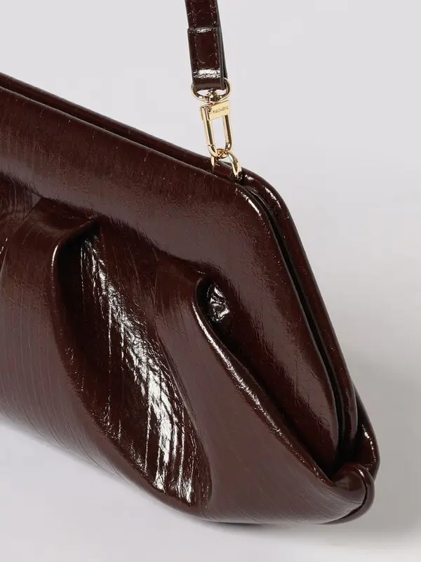 THEMOIRE Bios Vegan Leather Clutch - Brown