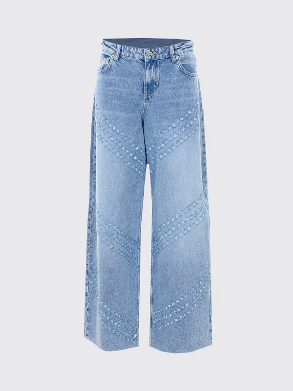 Liu Jo Cotton Denim Flared Jeans