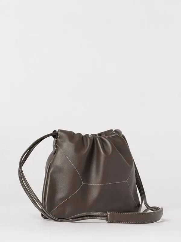 Brunello Cucinelli Smooth Calfskin Bucket Bag
