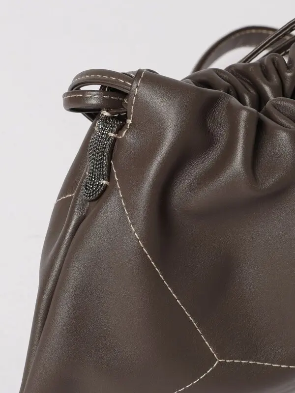 Brunello Cucinelli Smooth Calfskin Bucket Bag