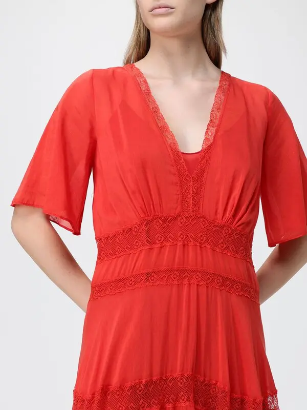FORTE_FORTE Long Cotton And Silk Dress