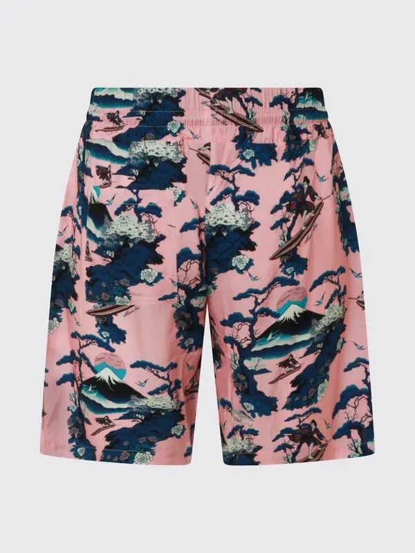 MAUNA KEA Printed Viscose Shorts - Pink