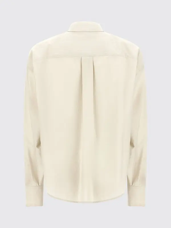 Brunello Cucinelli Cotton Blend Shirt With Sequins - Beige