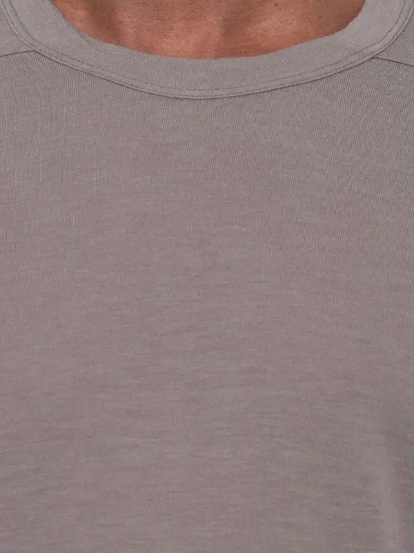 Rick Owens Silk Blend T-shirt - Grey