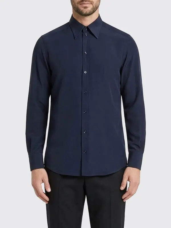 Dolce & Gabbana Silk Shirt - Blue