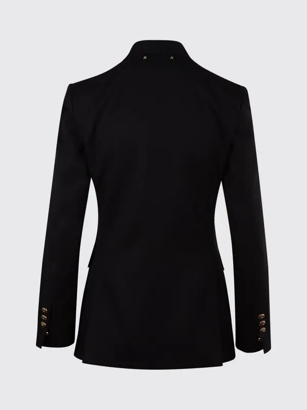 GOLDEN GOOSE Double-breasted Virgin Wool Blazer With Metal Buttons