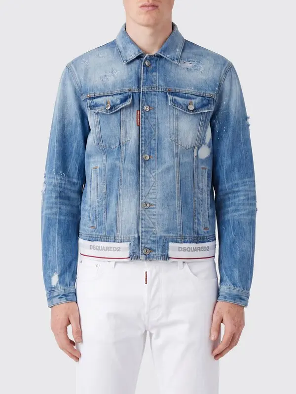 Dsquared2 Bleached Denim Jacket