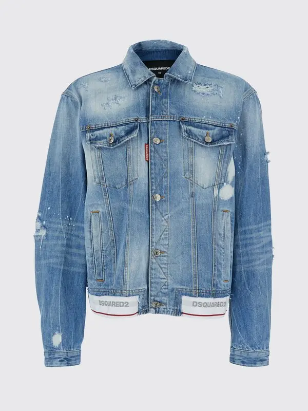 Dsquared2 Bleached Denim Jacket