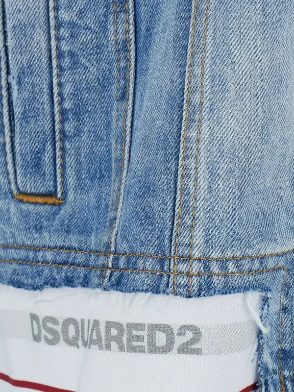 Dsquared2 Bleached Denim Jacket