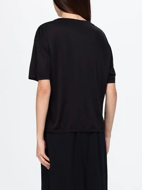 TWINSET Viscose T-shirt With Sequins - Black
