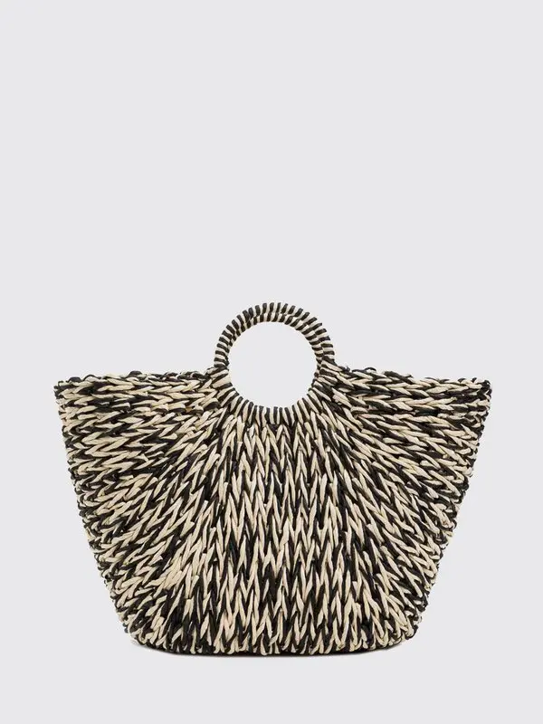 TWINSET Woven Raffia Bag
