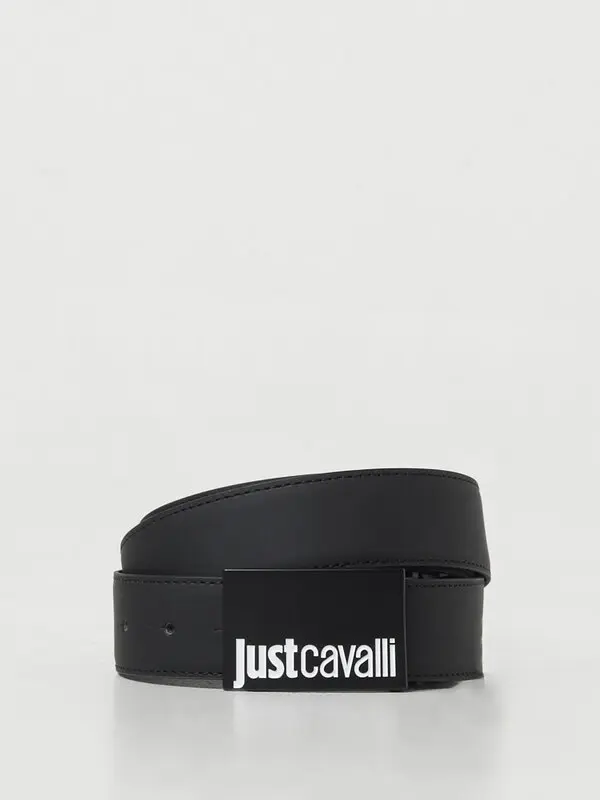 Just Cavalli Belt With Logo Buckle