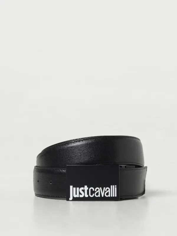 Just Cavalli Belt With Logo Buckle