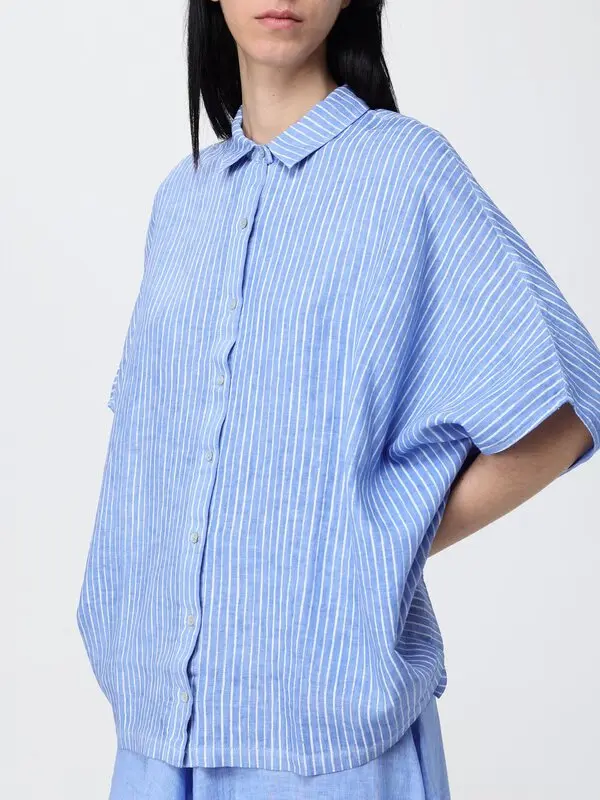 120% Lino Striped Linen Shirt