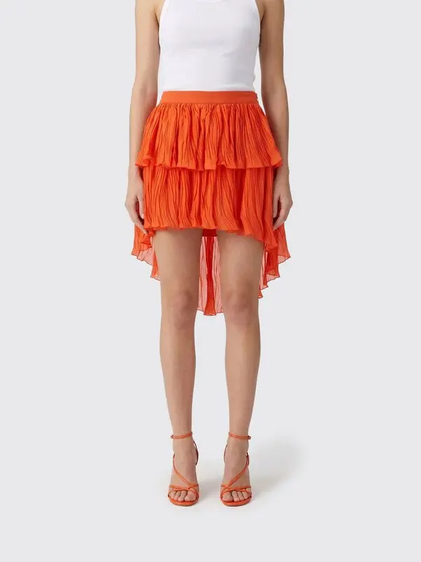 Blumarine Georgette Skirt - Orange